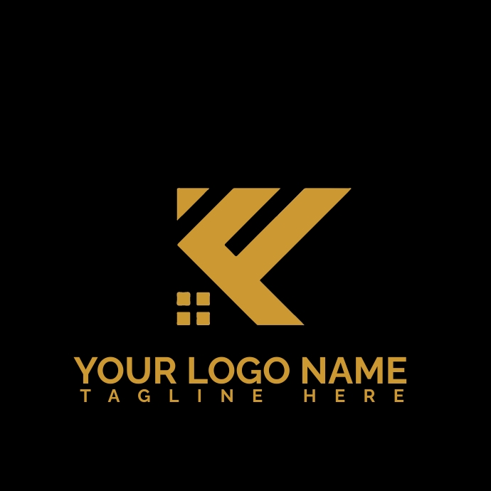 Copy of K logo design| Company logo | PosterMyWall
